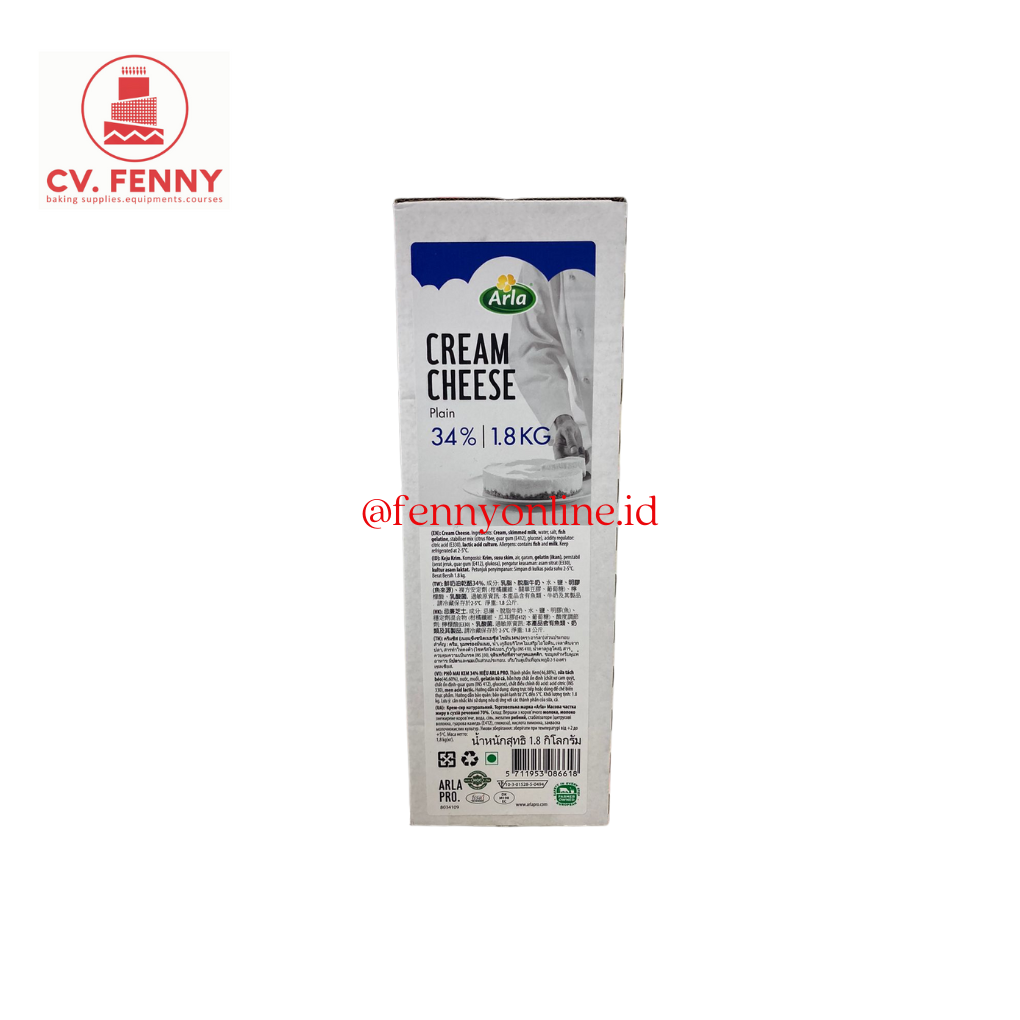 Arla Keju Cream Cheese 1.8Kg (3)